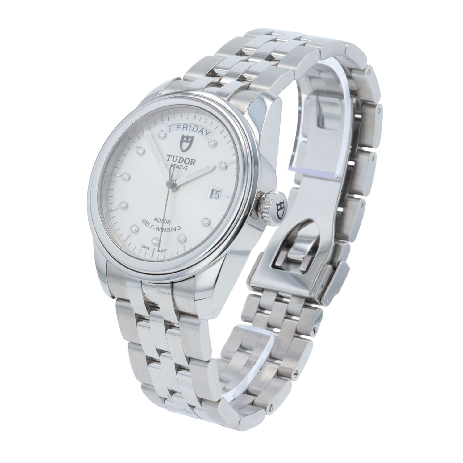Tudor Glamour Date-Day Pre Owned Watch Ref 56000 | Ramsdens Jewellery