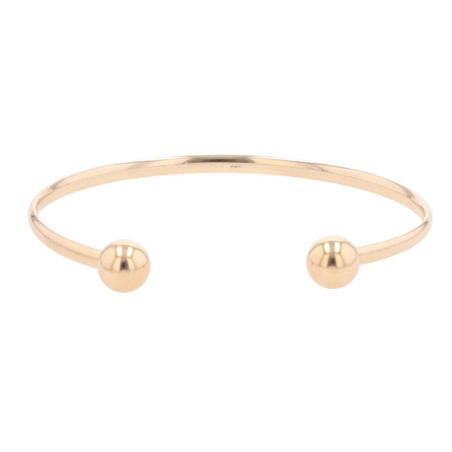 9ct Yellow Gold Torque Bangle RAMS122354149007 | Ramsdens Jewellery