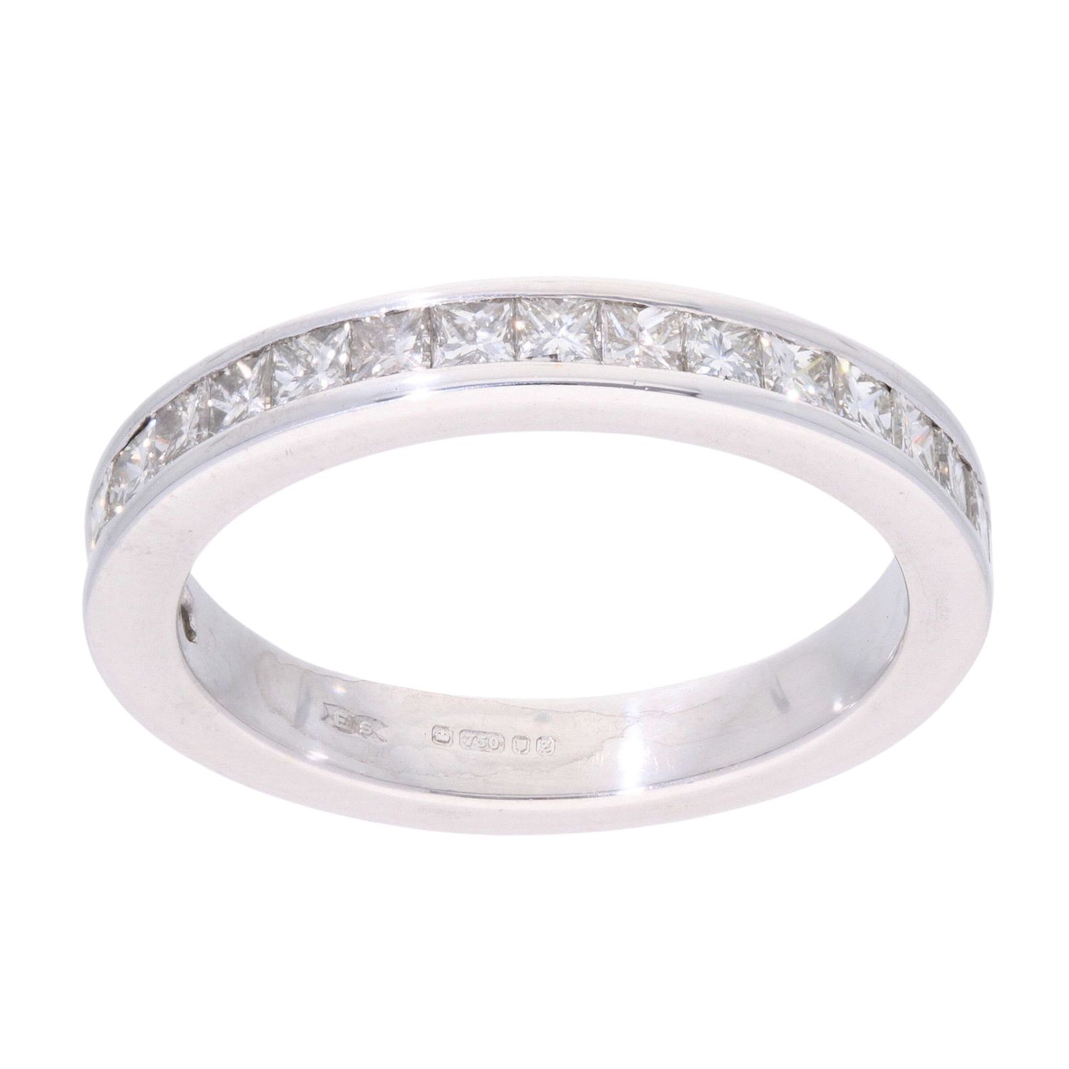 18ct White Gold 0.75ct Diamond Eternity Ring RAMS941296097012 | Ramsdens Jewellery