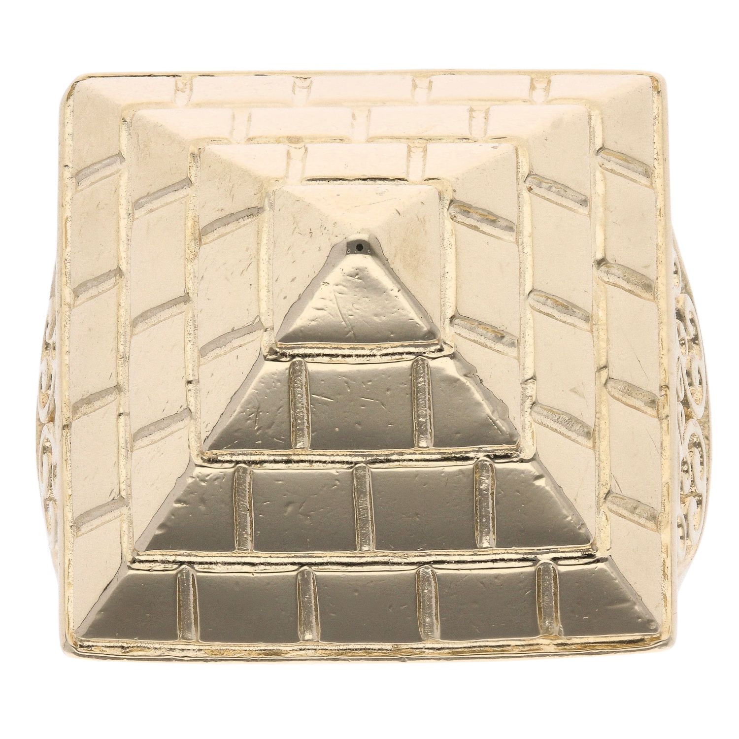 9ct Yellow Gold Pyramid Ring RAMS640336562001 | Ramsdens Jewellery