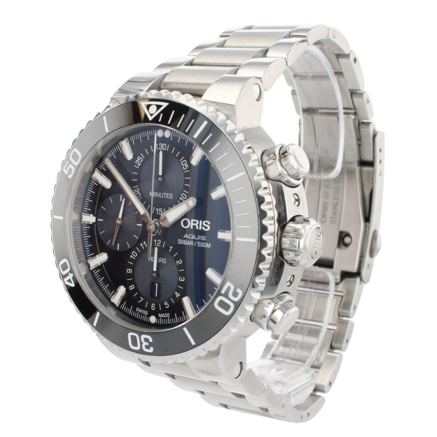 Oris Aquis Pre Owned Watch Ref 7743 | Ramsdens Jewellery