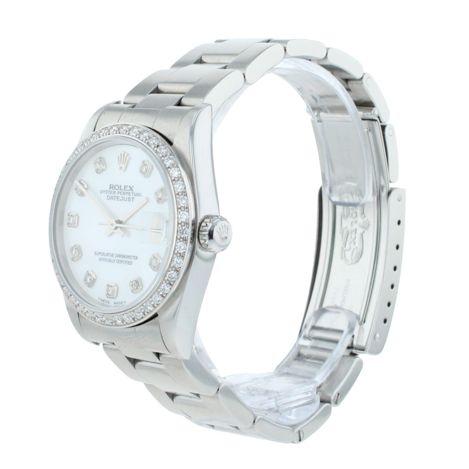 Rolex Custom Datejust Pre Owned Watch Ref 68240 | Ramsdens Jewellery