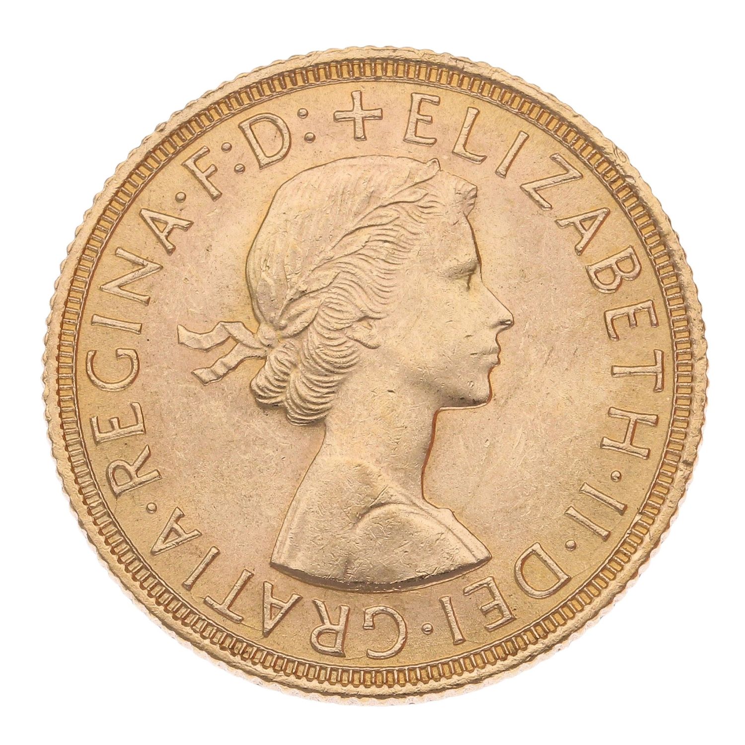 1958 Elizabeth II Full Sovereign Coin RAMS199378146040 | Ramsdens Jewellery
