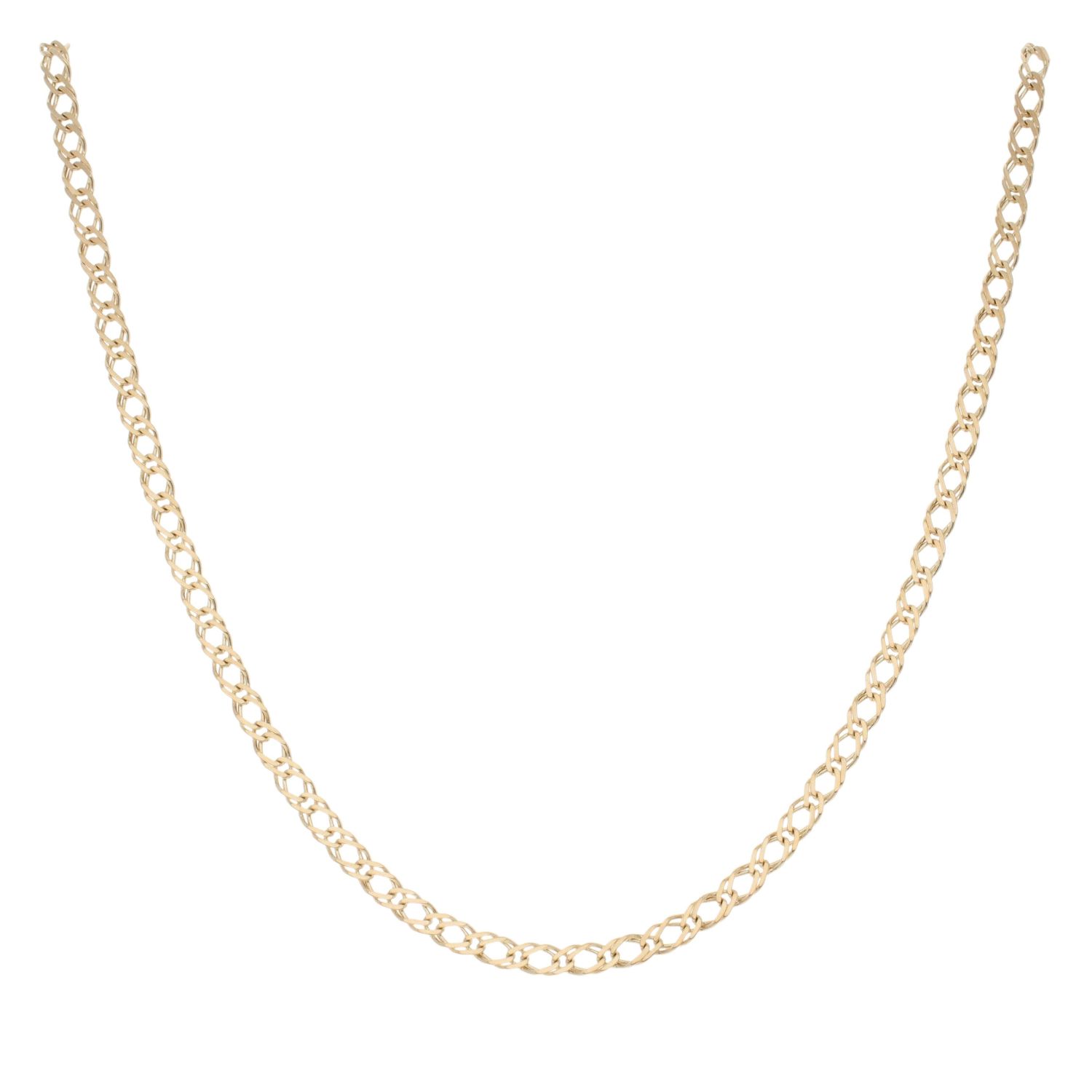 9ct Yellow Gold Double Curb Chain 24" RAMS998298092008 | Ramsdens Jewellery