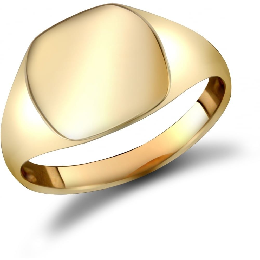 9ct Yellow Gold Signet Ring RAMSJRN136 | Ramsdens Jewellery