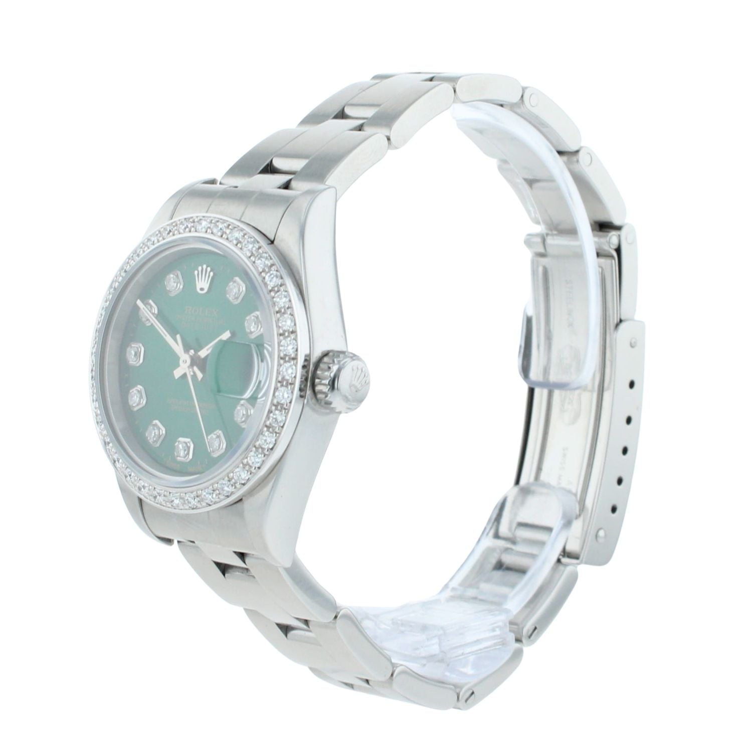 Rolex Custom Oyster Perpetual Date Pre Owned Watch Ref 79160 | Ramsdens ...