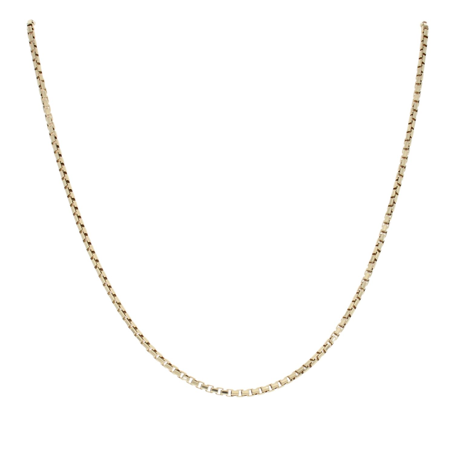 9ct Yellow Gold Box Chain 18" | Ramsdens Jewellery