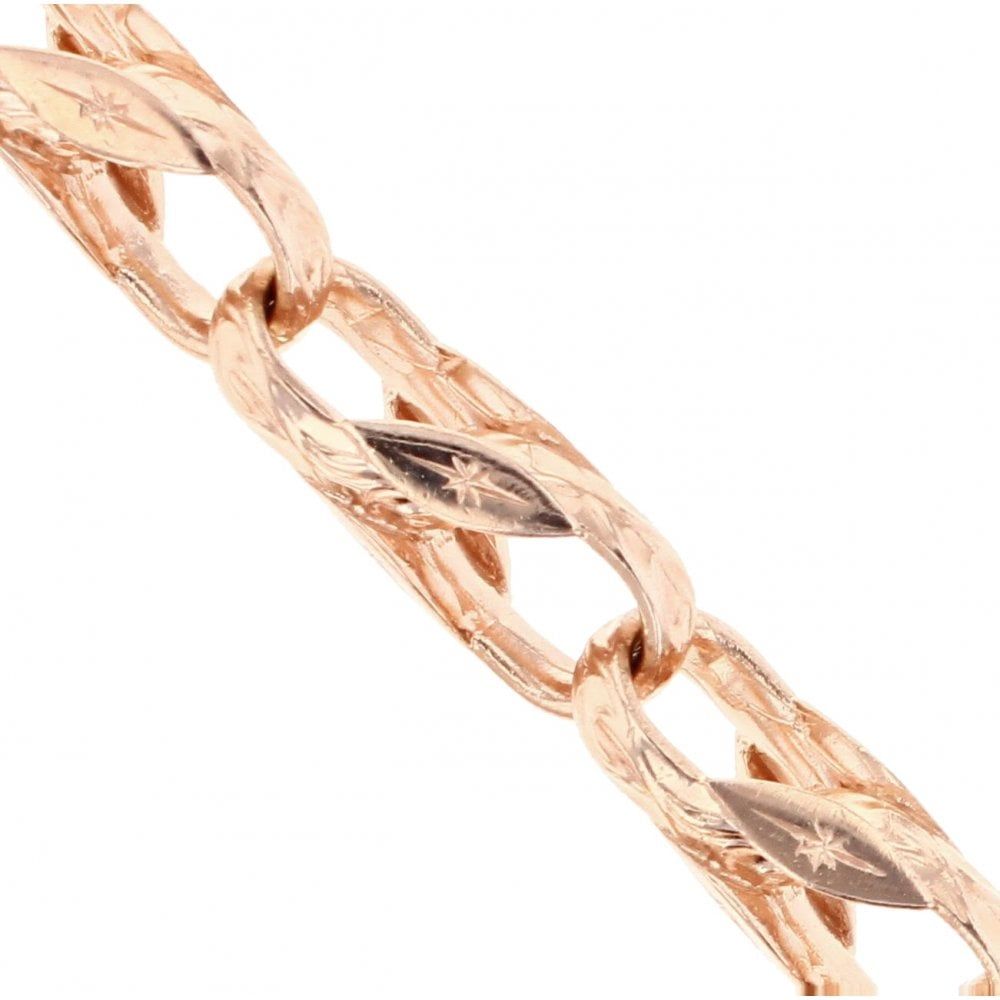 9ct Rose Gold Tulip Chain RAMSJBB362 | Ramsdens Jewellery