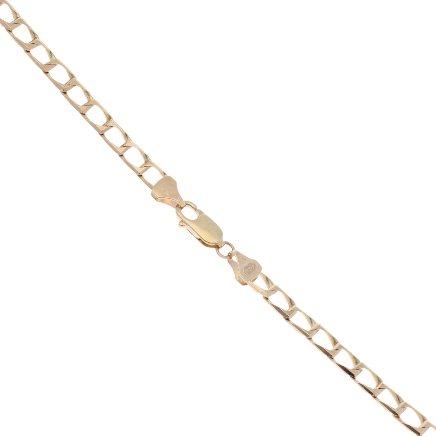 9ct Yellow Gold Square Curb Chain 30" RAMS676299262002 | Ramsdens Jewellery