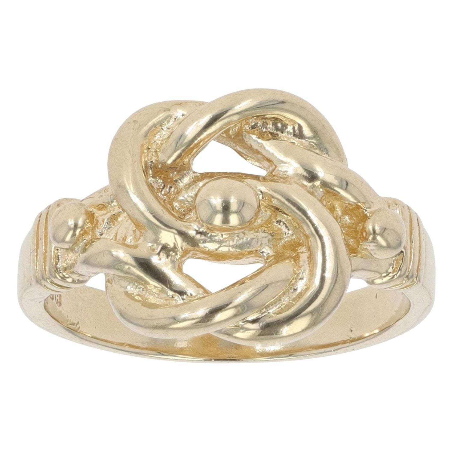 9ct Yellow Gold Knot Ring RAMS136346635008 | Ramsdens Jewellery