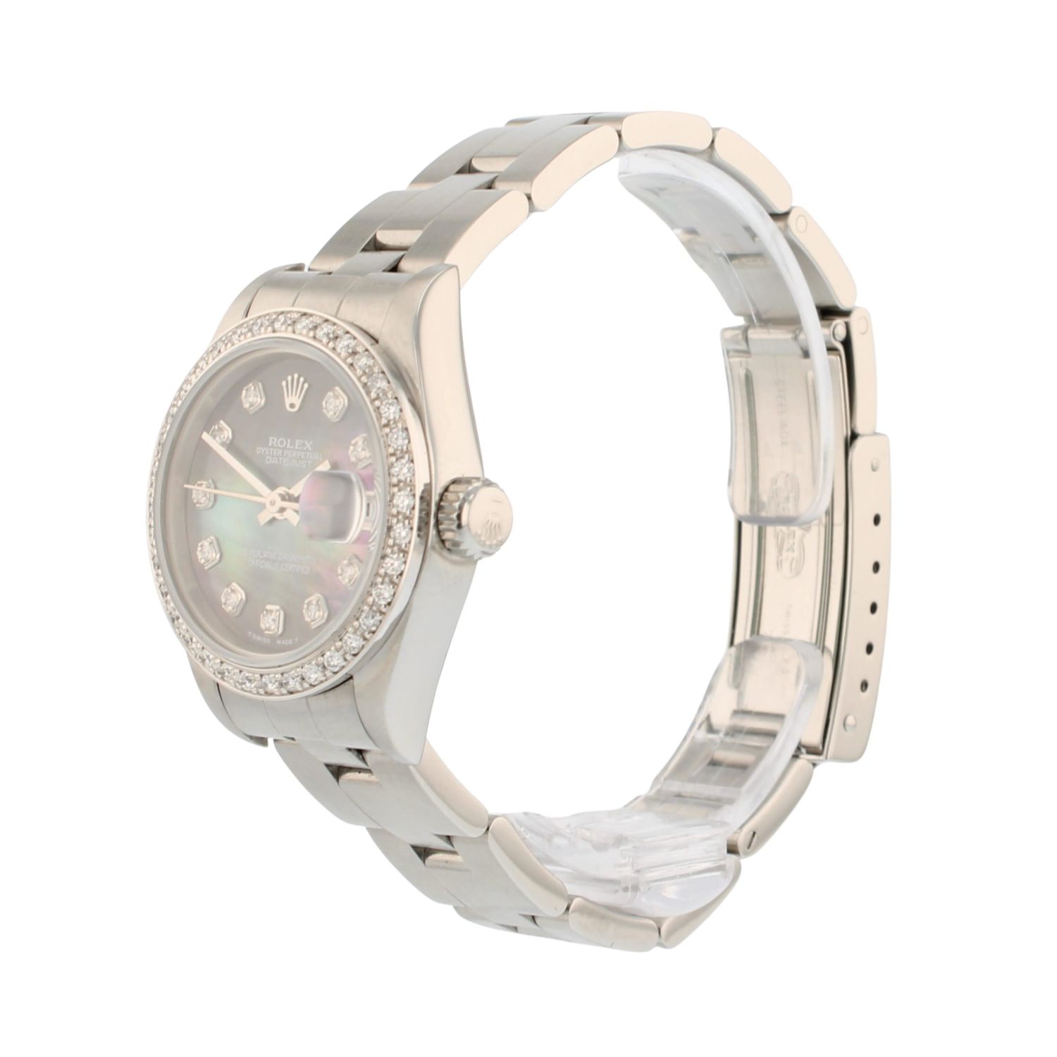 Rolex Custom Oyster Perpetual Date Pre Owned Watch Ref 69240 | Ramsdens ...