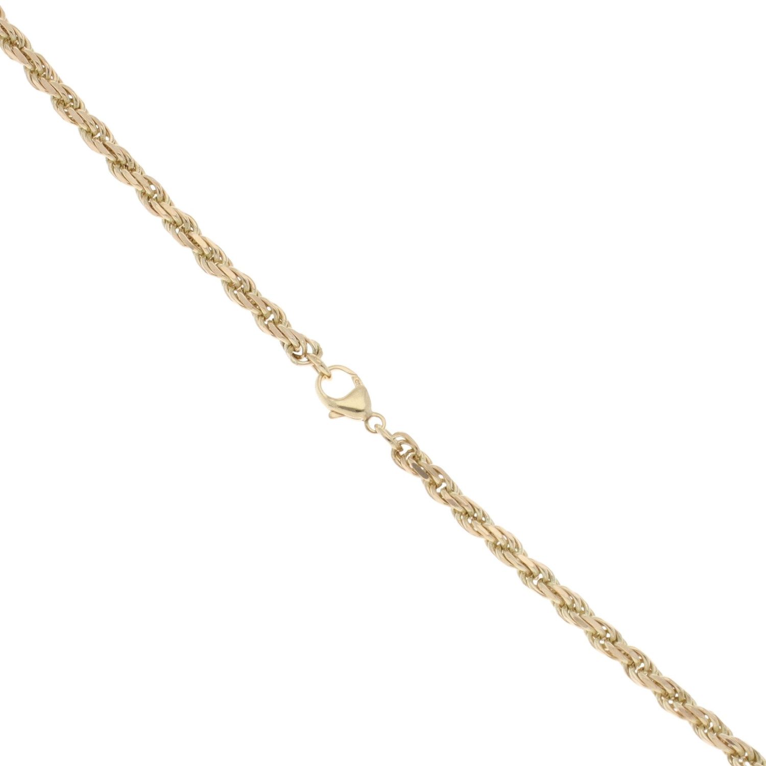 9ct Yellow Gold Rope Chain 16" RAMS744280676002 | Ramsdens Jewellery