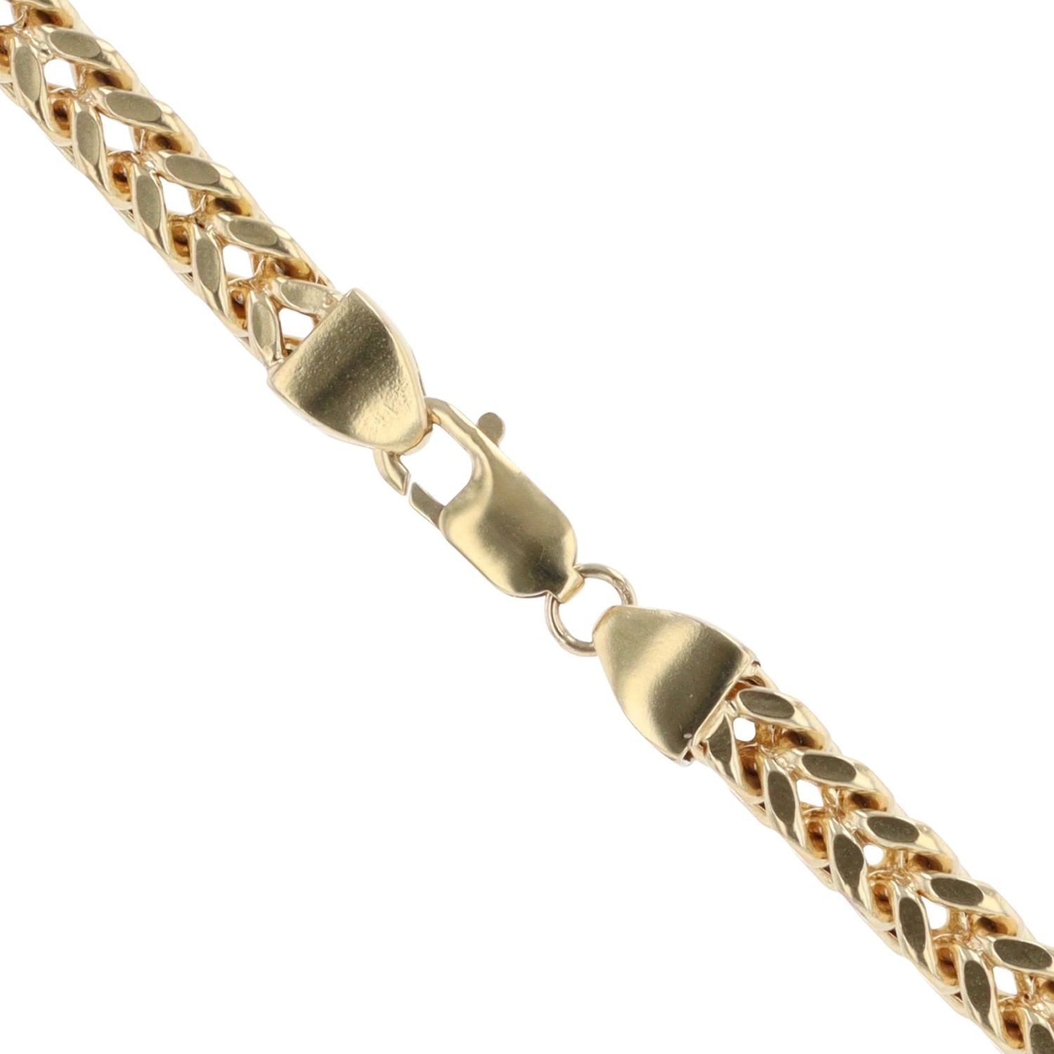 9ct Yellow Gold Foxtail Chain 24" RAMS702360434001 | Ramsdens Jewellery