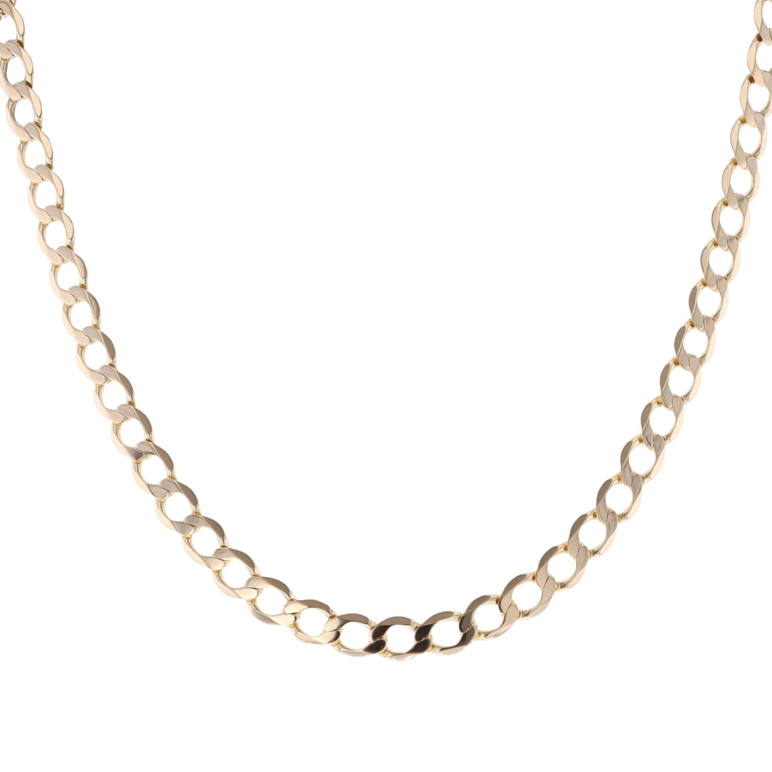 9ct Yellow Gold Curb Chain 20" RAMS161378360003 | Ramsdens Jewellery