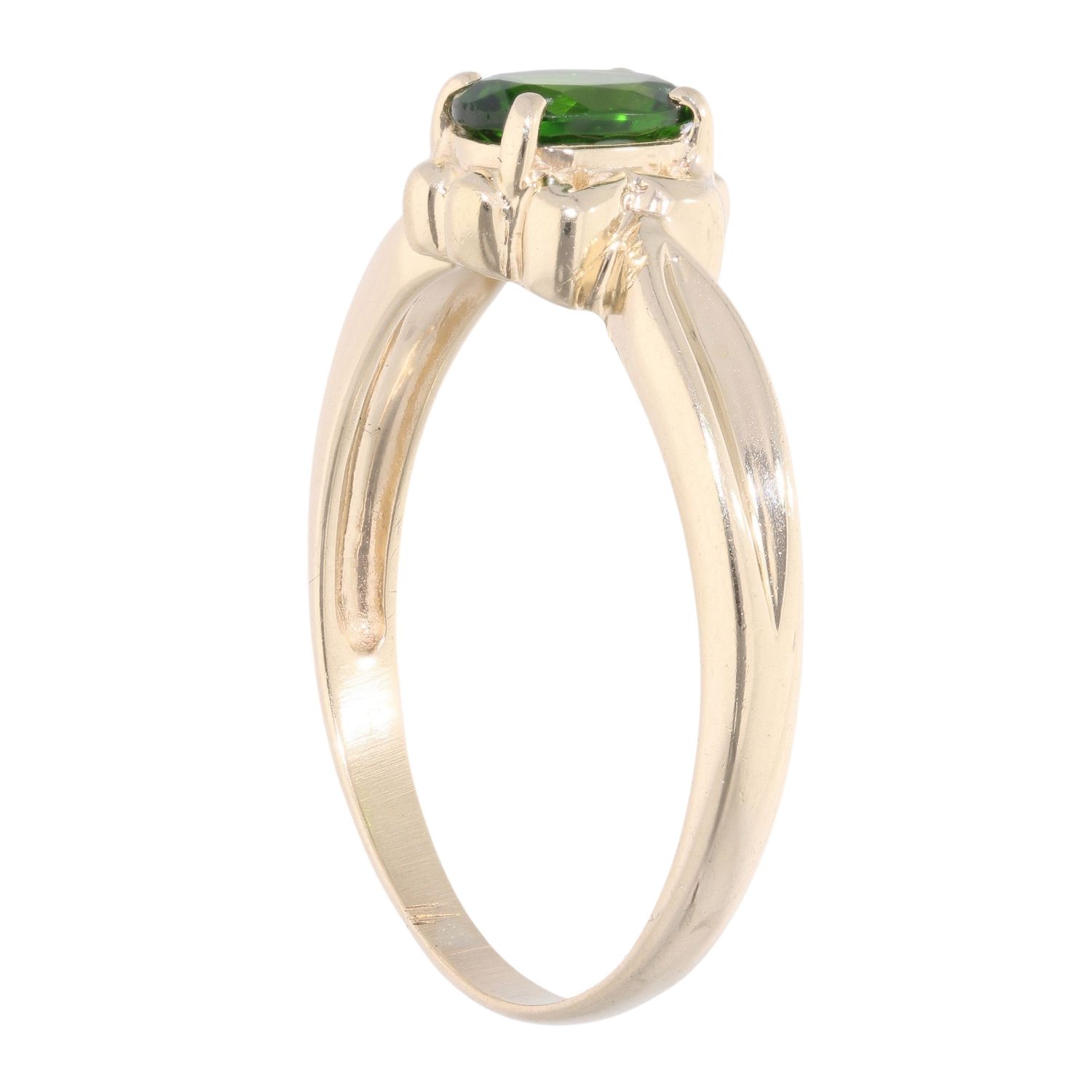 9ct Yellow Gold Diopside Single Stone Ring RAMS744304984006 | Ramsdens ...