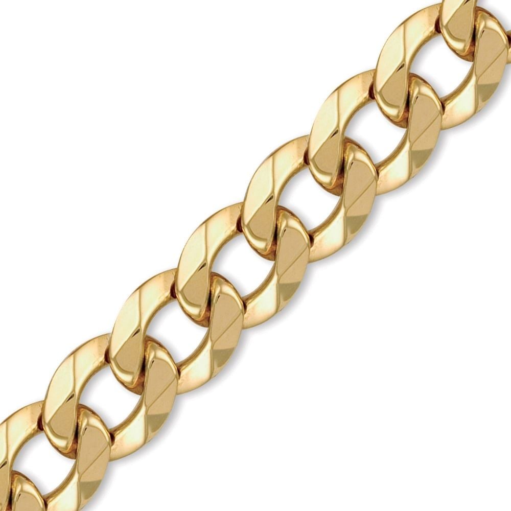 New 9ct Traditional Heavyweight Curb Chain RAMSJCN024Q | Ramsdens Jewellery