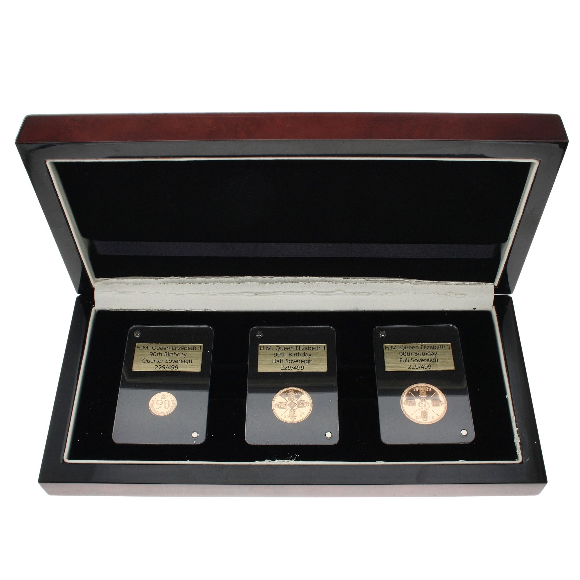 2016 H.M Queen Elizabeth II 90th Birthday Boxed Sovereign Set RAMS692378931001 | Ramsdens Jewellery