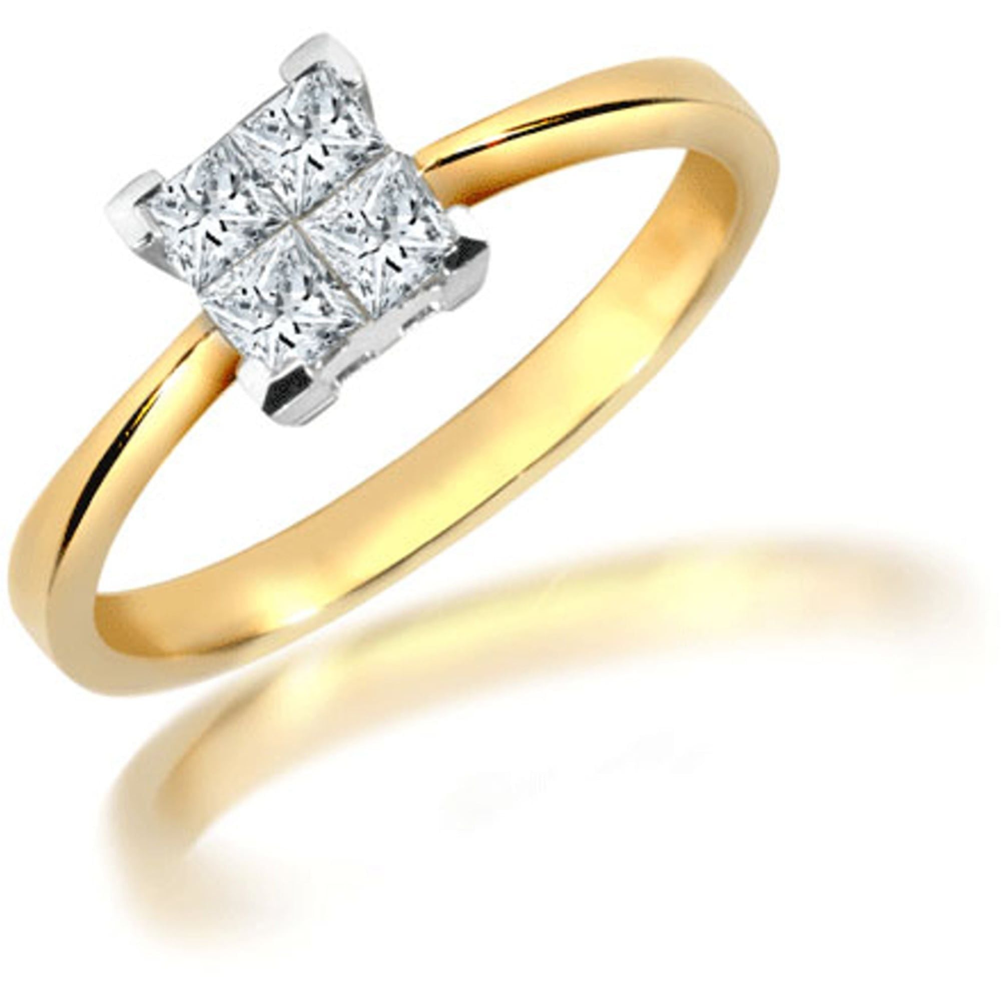18ct Yellow Gold 0.50ct Diamond Ring RAMS18R161-050 | Ramsdens Jewellery
