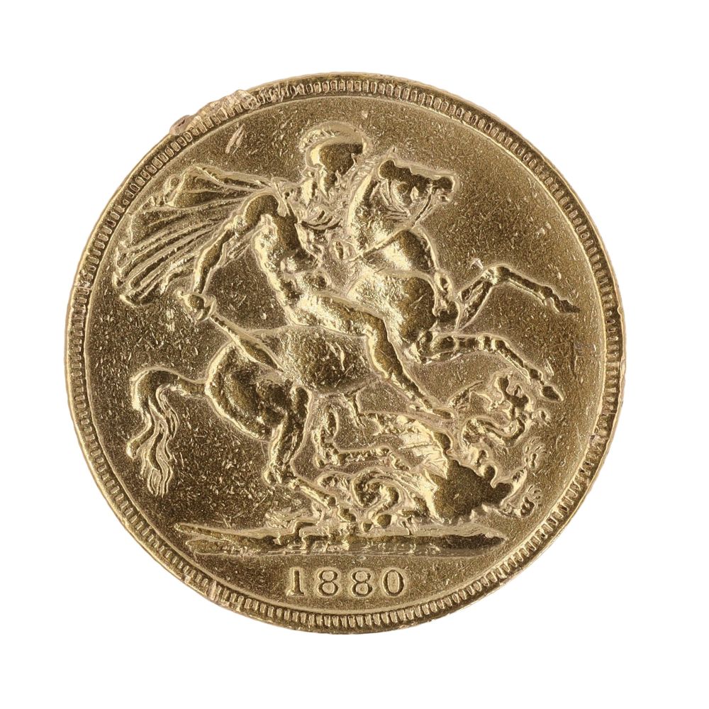 1880 Elizabeth II Full Sovereign Coin RAMS9900005546 | Ramsdens Jewellery