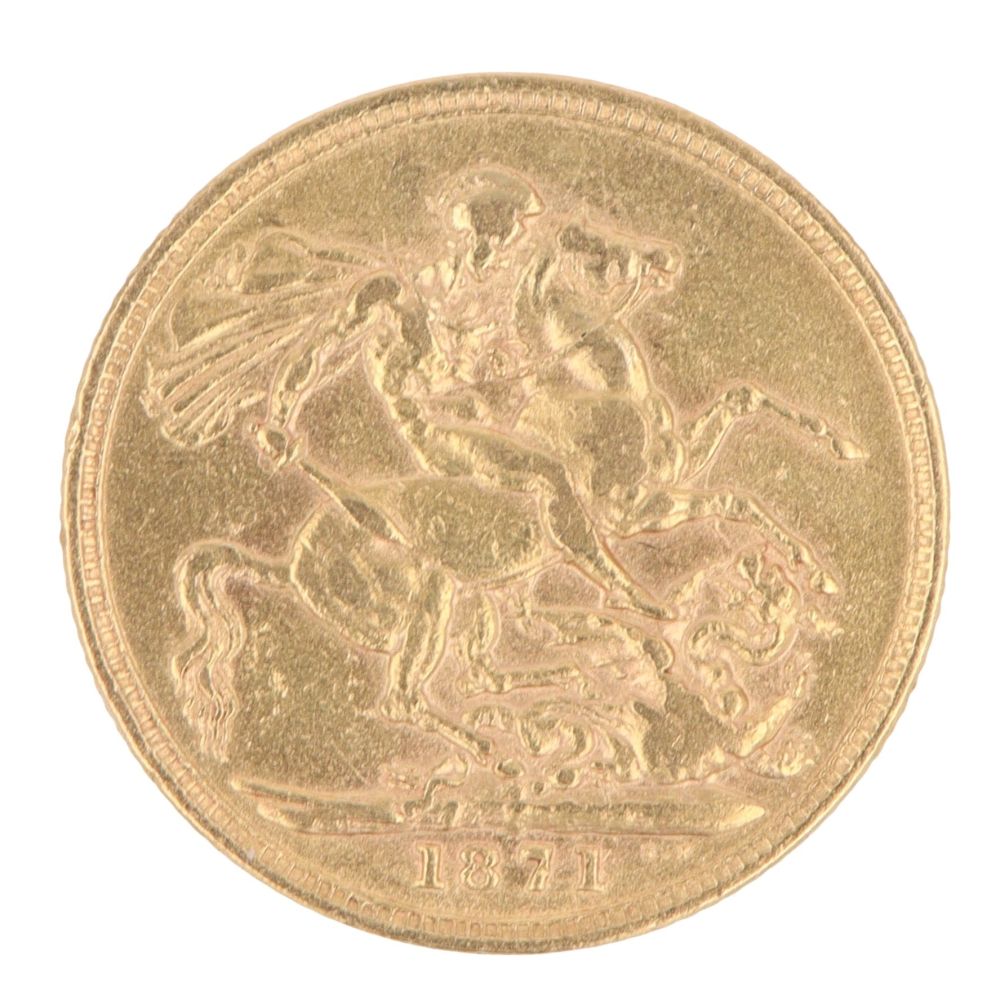 1871 Victoria Full Sovereign Coin RAMS758360943004 | Ramsdens Jewellery