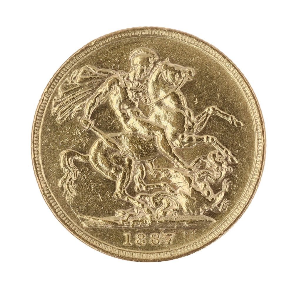 1887 Victoria Full Sovereign Coin RAMS9900005536 | Ramsdens Jewellery