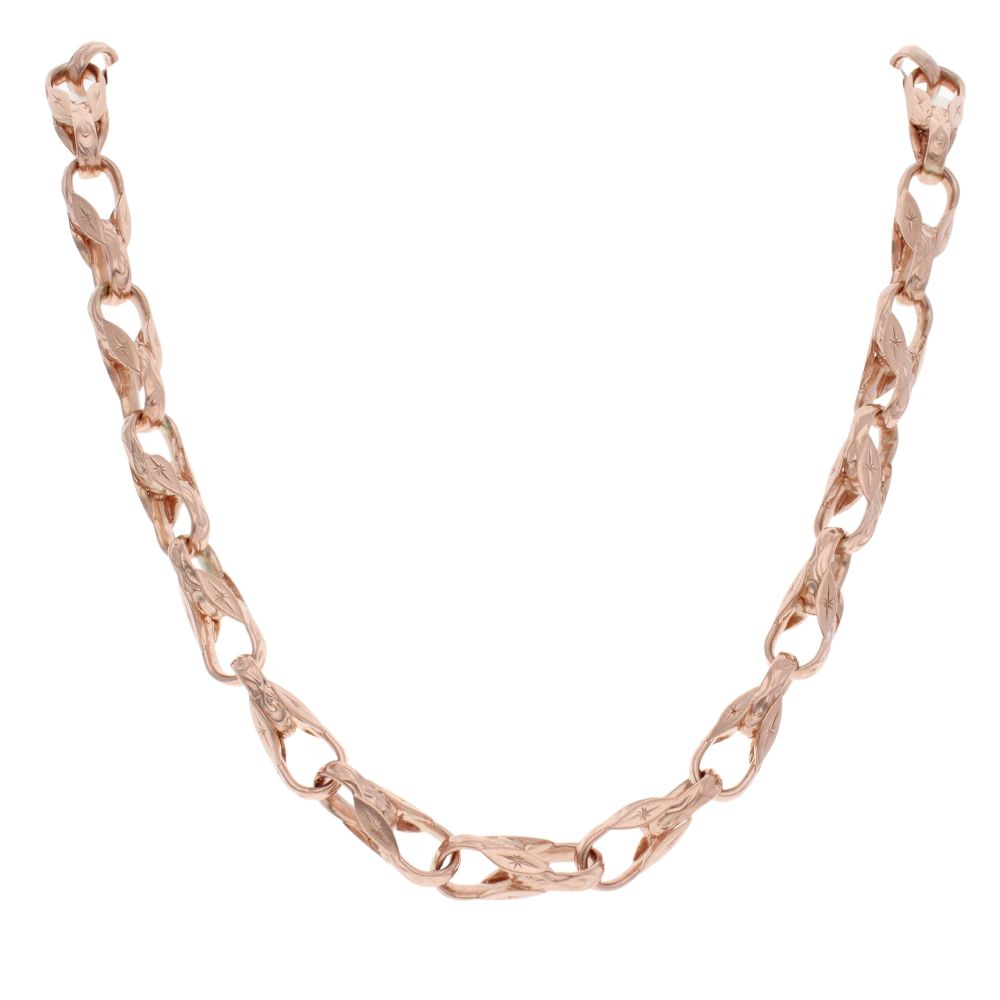 9ct Rose Gold Tulip Chain 20 RAMS683301374001 Ramsdens Jewellery