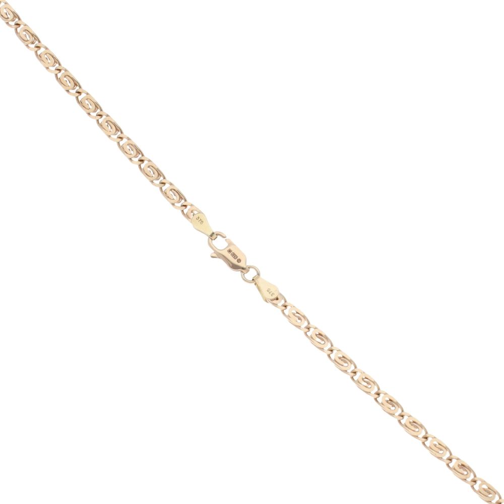 9ct Yellow Gold Swirl Chain 20" RAMS221300114603 | Ramsdens Jewellery