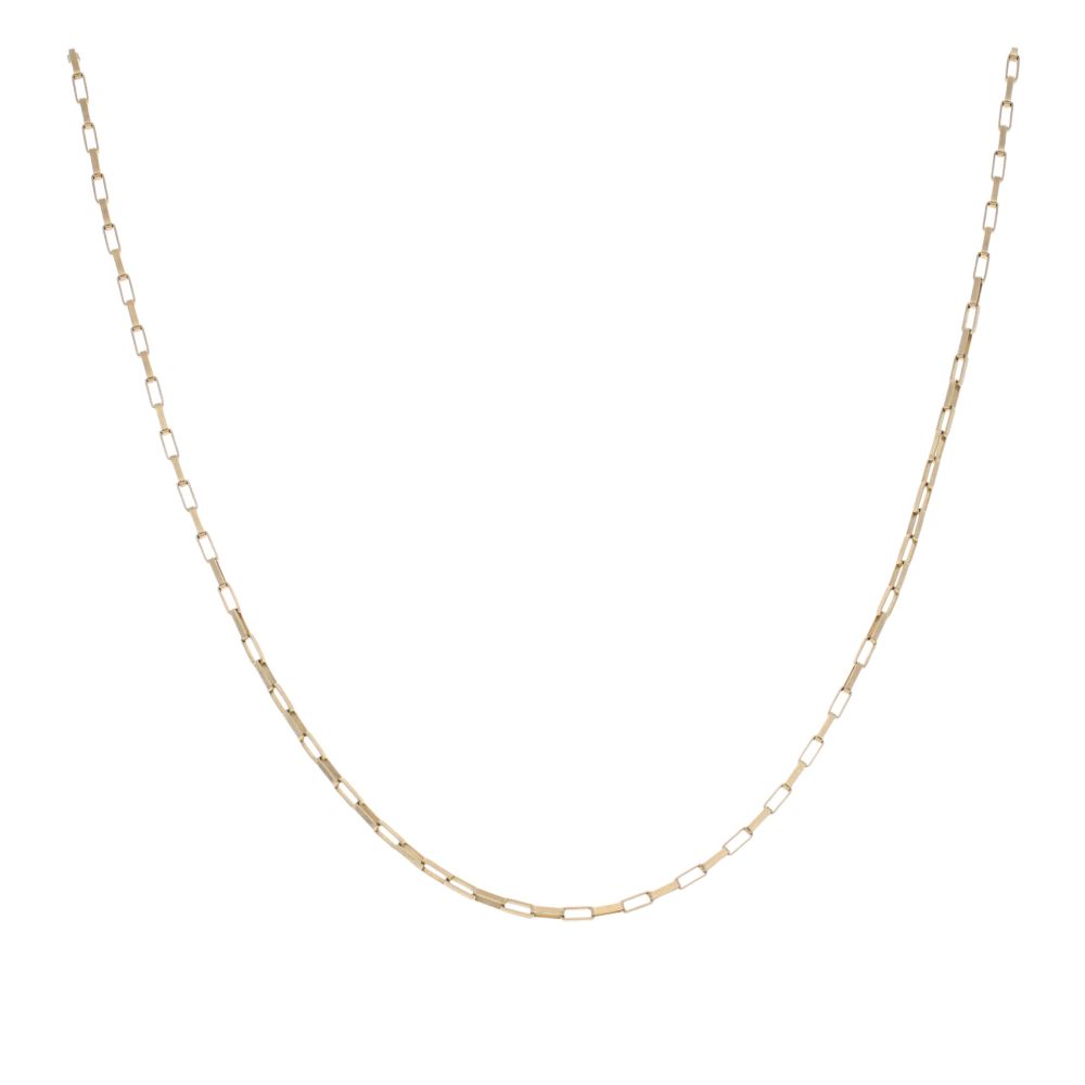 9ct Yellow Gold Box Chain 20" RAMS640297097002 | Ramsdens Jewellery