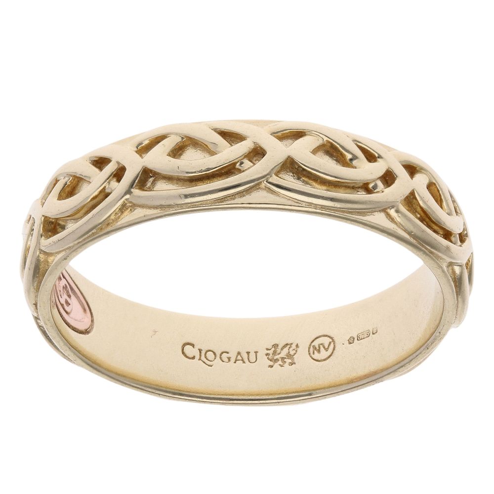 9ct Yellow Gold Clogau Annywl Band 5mm RAMS556352249003 | Ramsdens ...