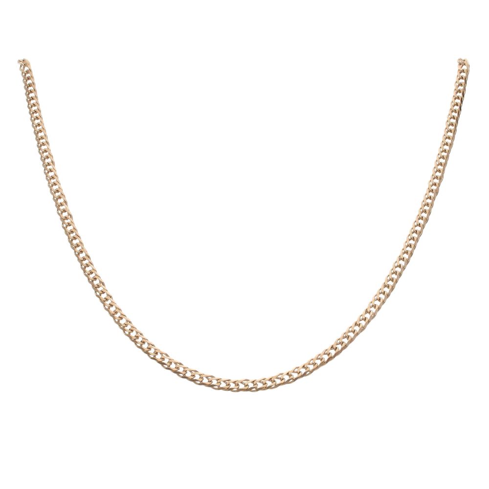9ct Yellow Gold Double Curb Chain 24" RAMS964356800002 | Ramsdens Jewellery