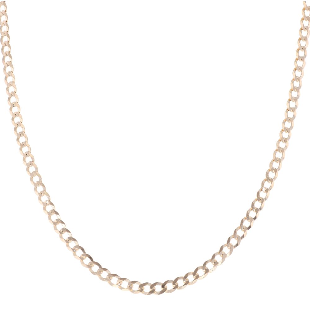 9ct Yellow Gold Curb Chain 18" RAMS947331610002 | Ramsdens Jewellery