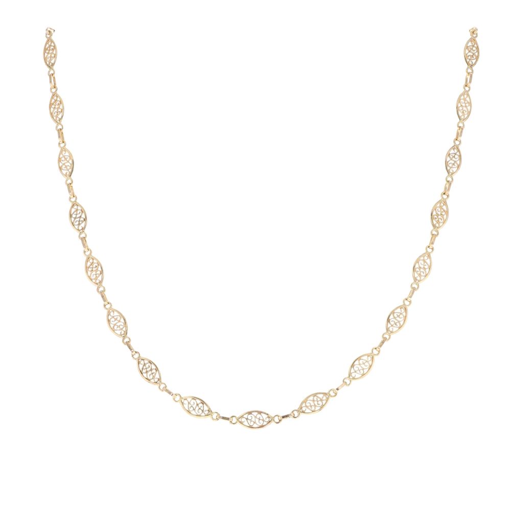9ct Yellow Gold Fancy Chain 18" | Ramsdens Jewellery