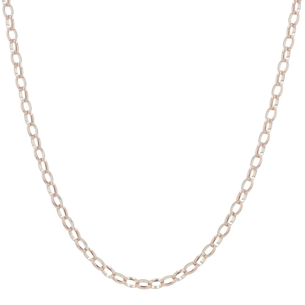 9ct Yellow Gold Belcher Chain 24" RAMS191354019004 | Ramsdens Jewellery