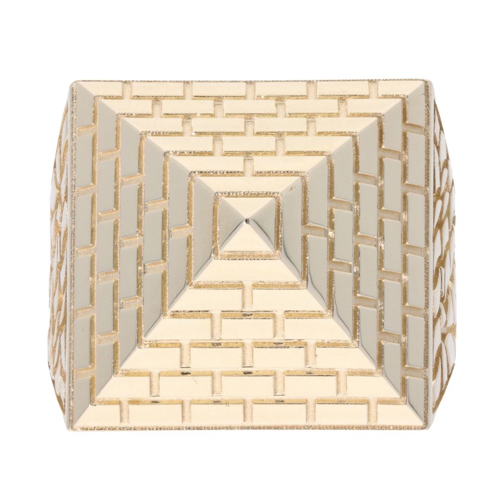 9ct Yellow Gold Pyramid Ring RAMS4430000058 | Ramsdens Jewellery