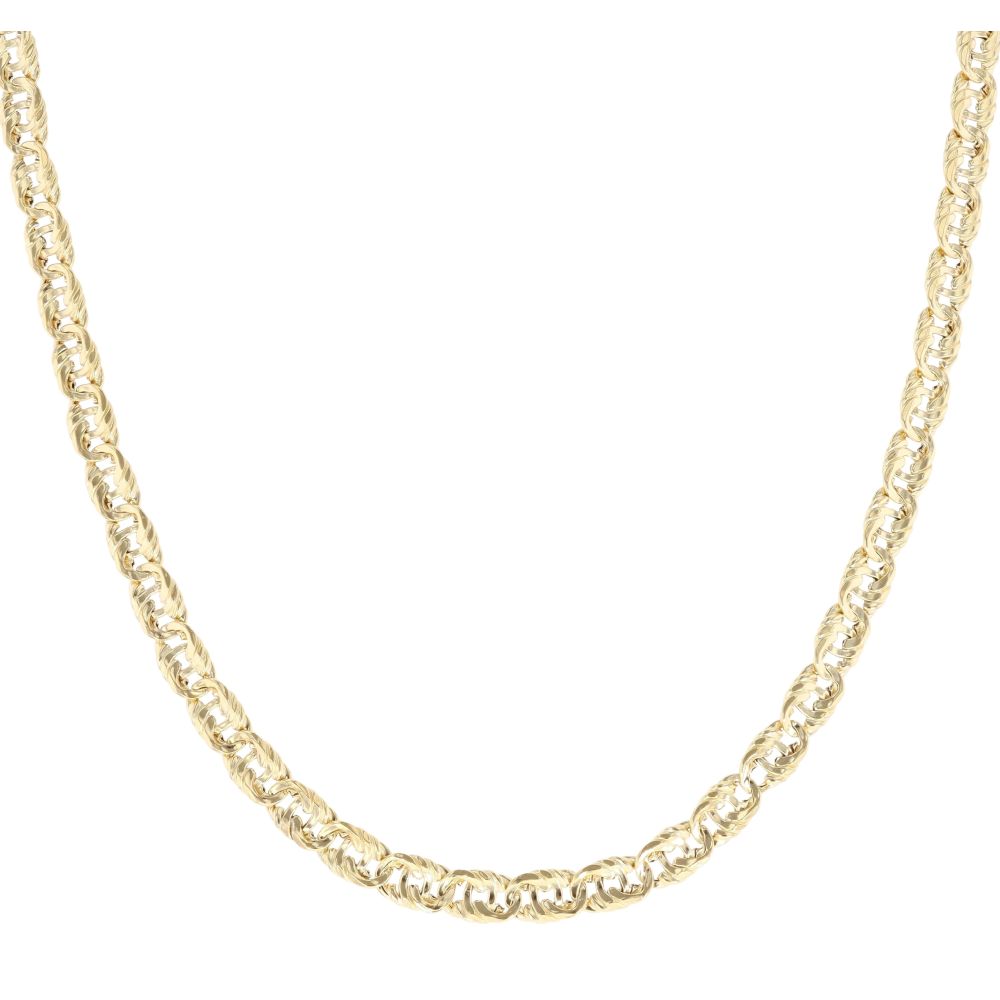 18ct Yellow Gold Fancy Chain 24" RAMS140356297007 | Ramsdens Jewellery