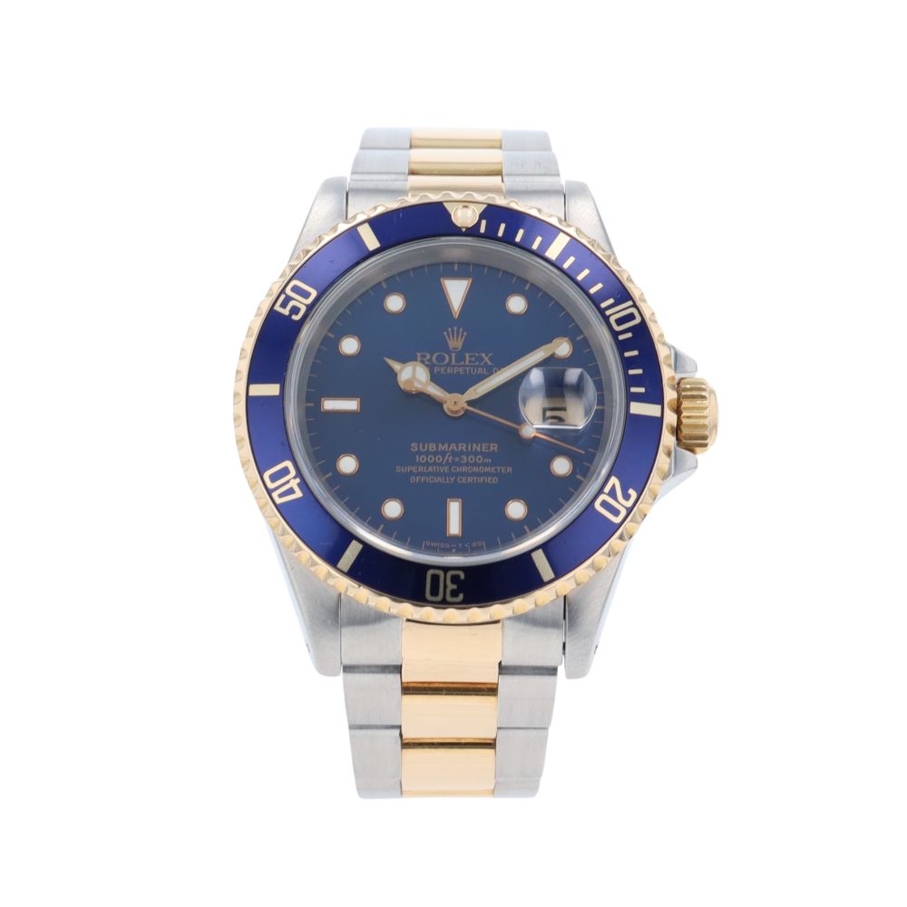 Rolex Submariner 'Bluesy' Pre Owned Watch Ref 16613 | Ramsdens Jewellery