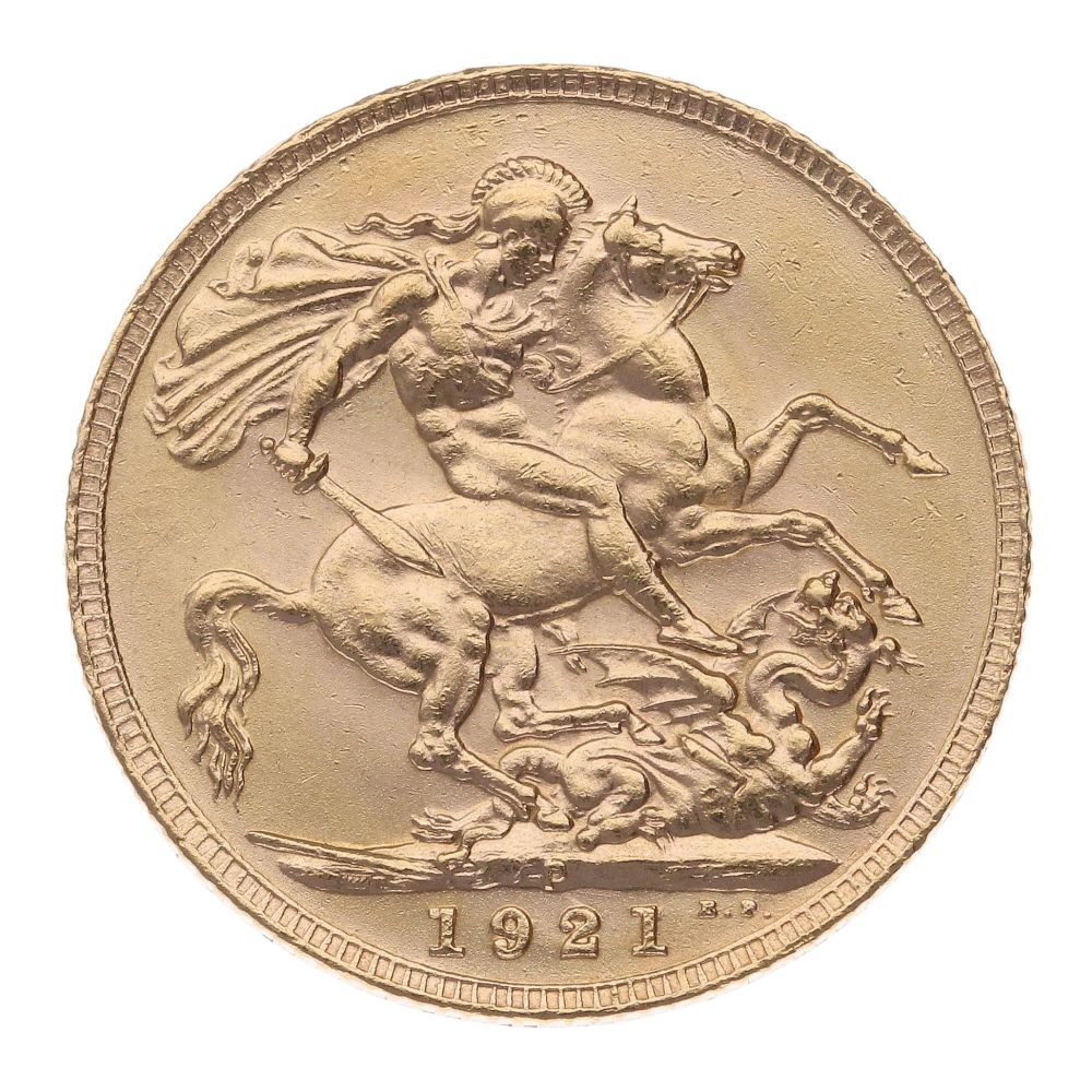 1921 George V Full Sovereign Coin RAMS959376072001 | Ramsdens Jewellery