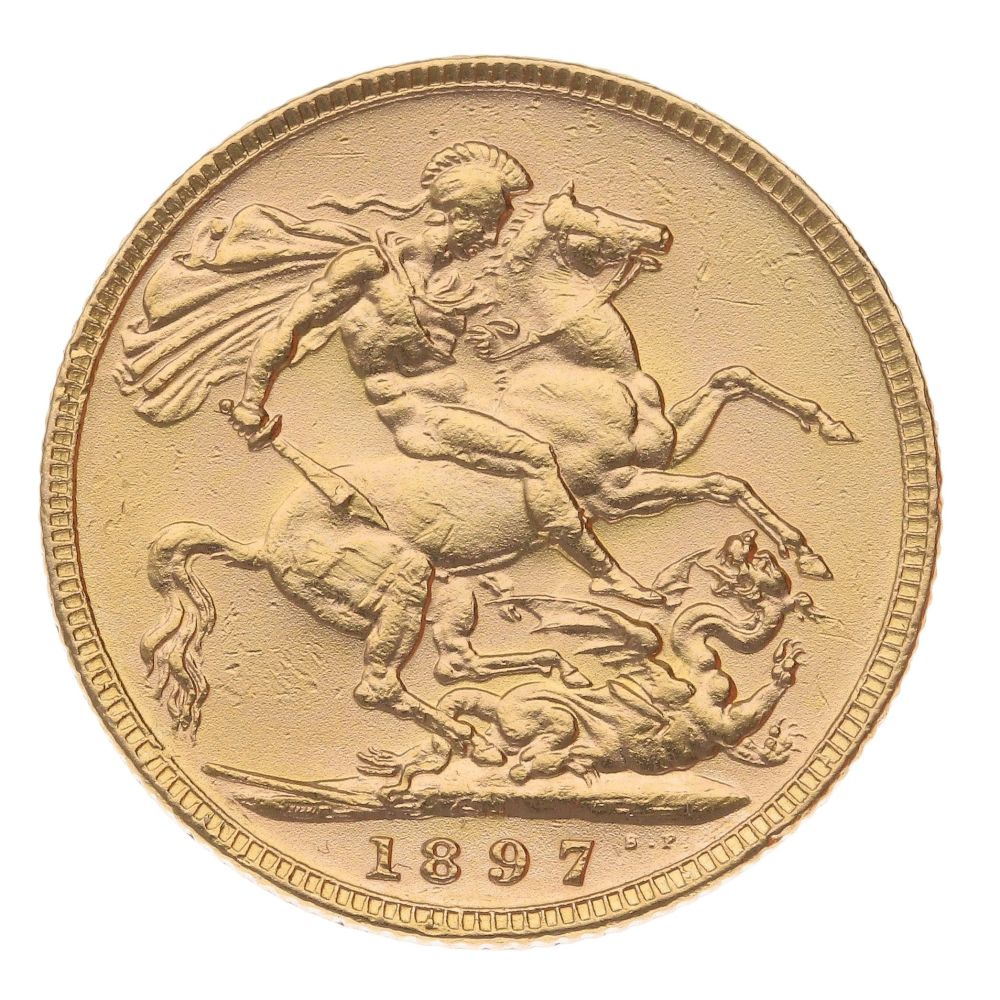 1897 Victoria Full Sovereign Coin RAMS196368582011 | Ramsdens Jewellery