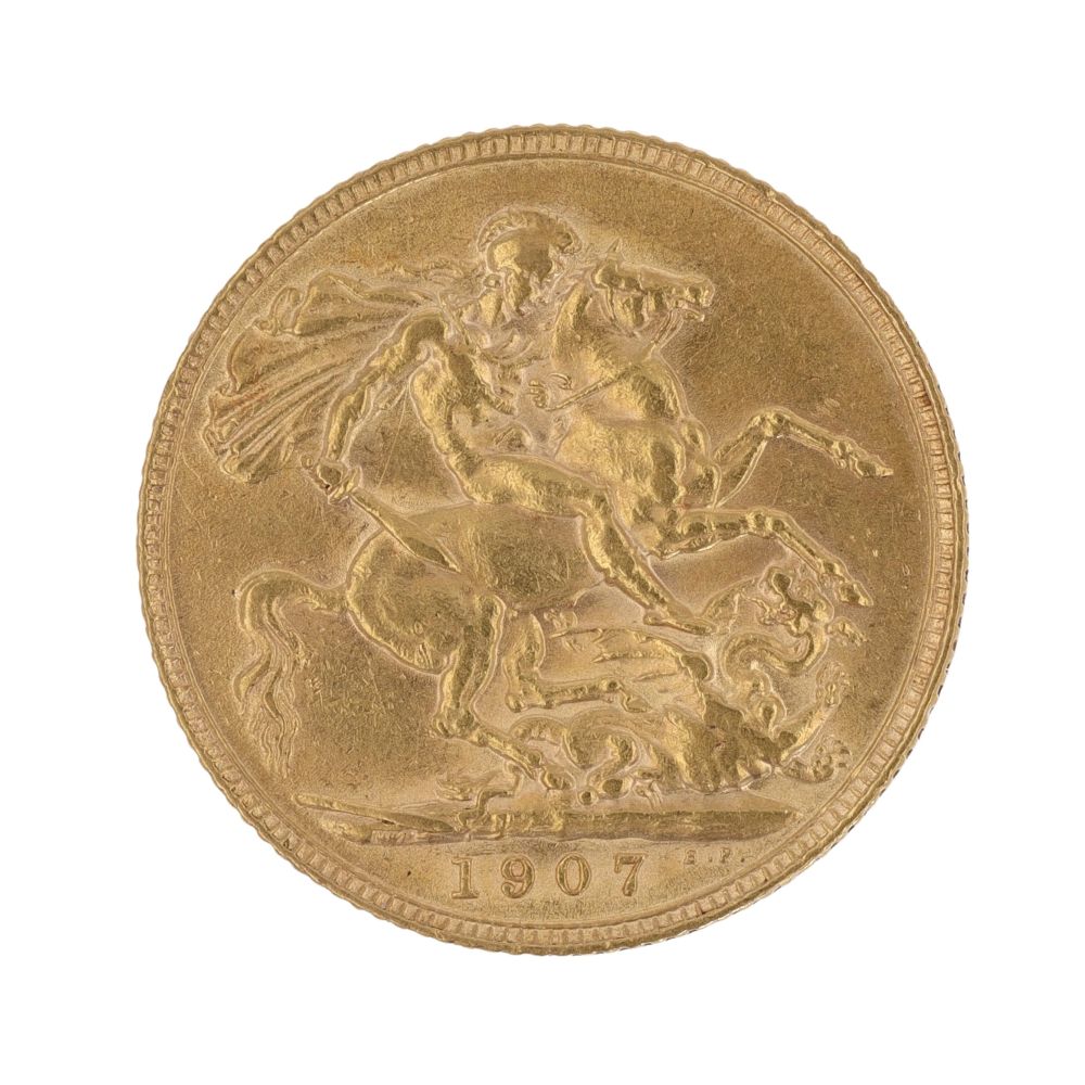 1907 Edward VII Full Sovereign Coin RAMS761373620001 | Ramsdens Jewellery