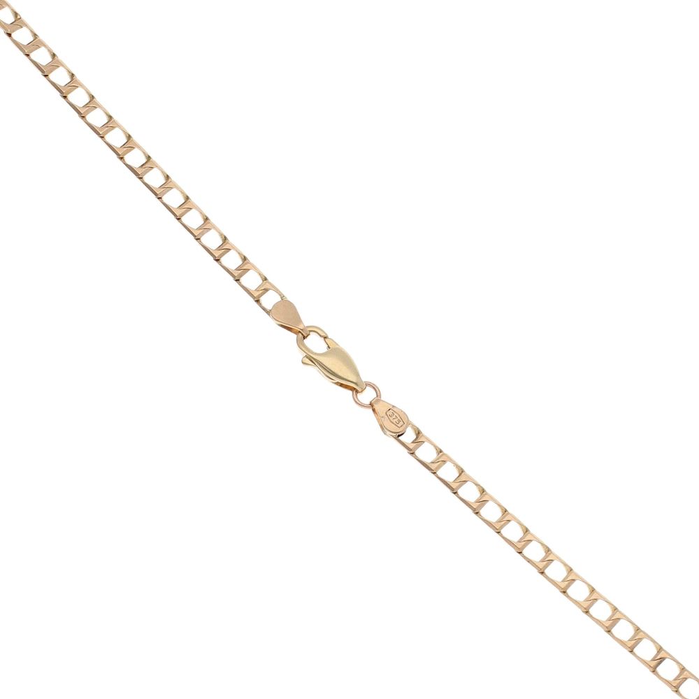 9ct Yellow Gold Square Curb Chain 18" RAMS910302364003 | Ramsdens Jewellery
