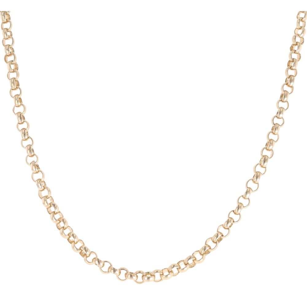 9ct Yellow Gold Belcher Chain 32" RAMS557333090001 | Ramsdens Jewellery