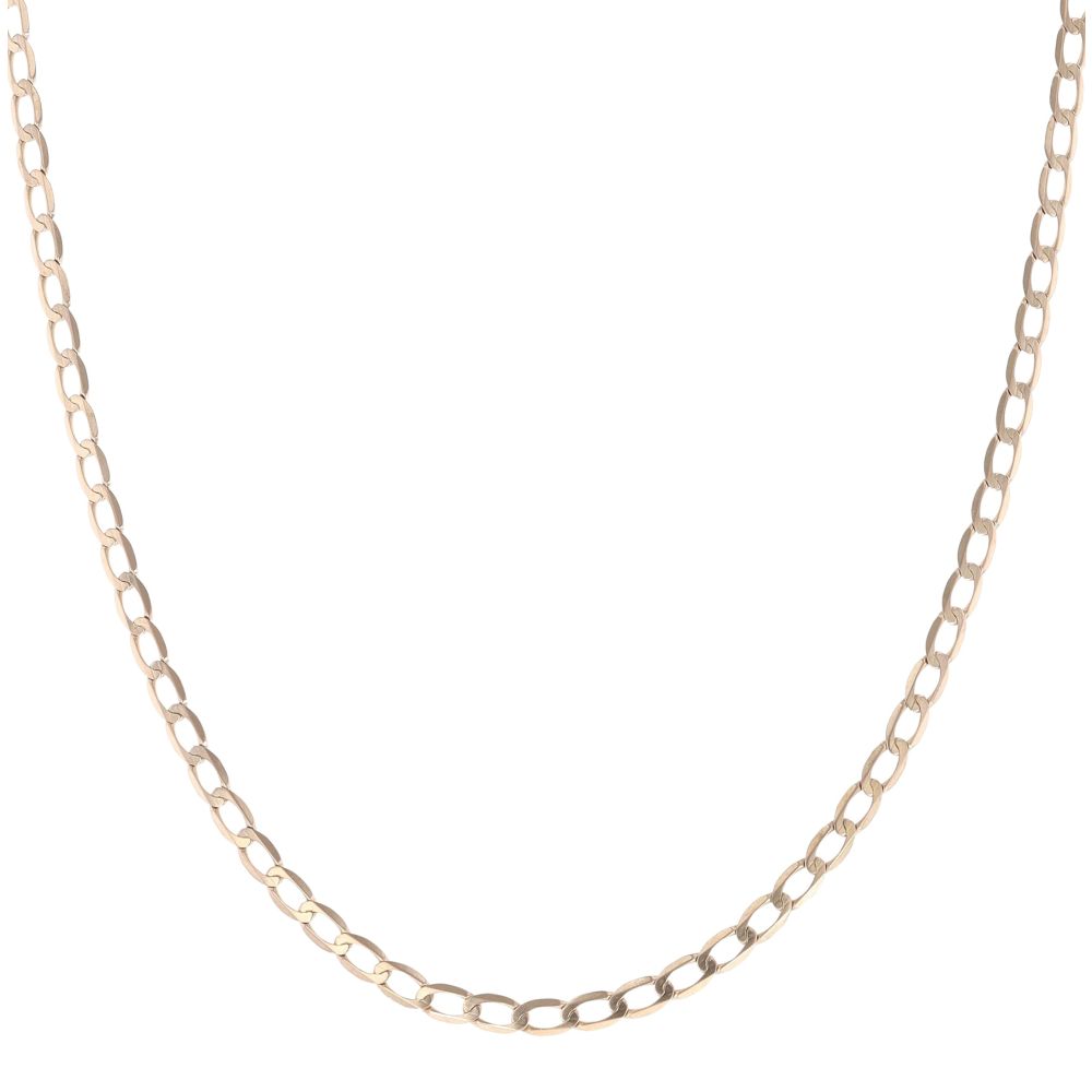 9ct Yellow Gold Curb Chain 24" RAMS209405205501 | Ramsdens Jewellery