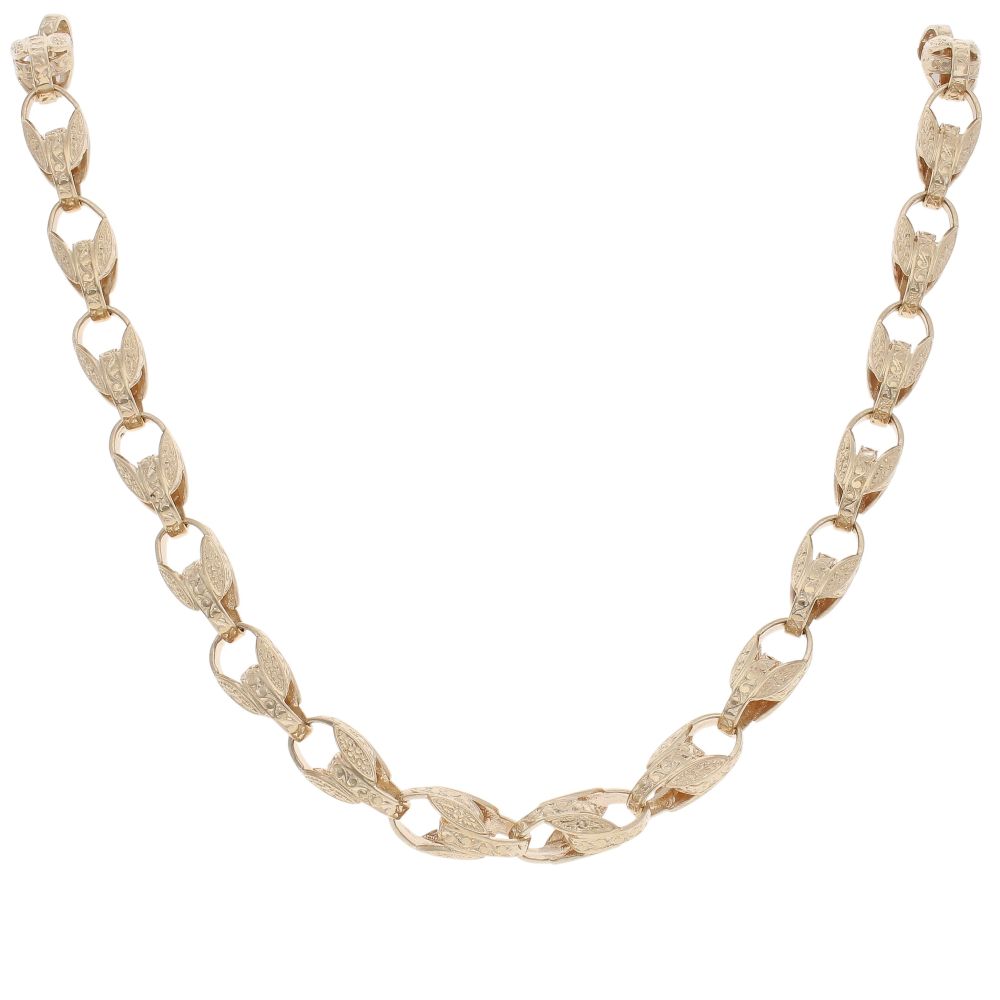 9ct Yellow Gold Tulip Chain 30" RAMS993305328003 | Ramsdens Jewellery