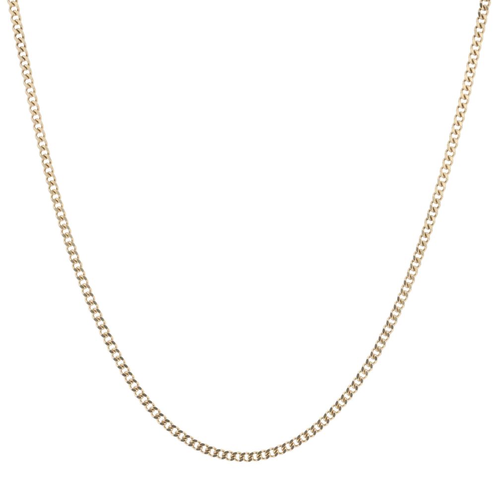 9ct Yellow Gold Curb Chain 18" RAMS961368284001 | Ramsdens Jewellery