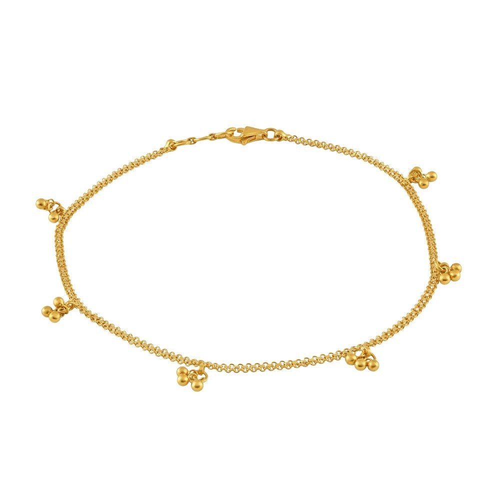 22ct Yellow Gold Anklet RAMSJWAKAGCE001L10 | Ramsdens Jewellery