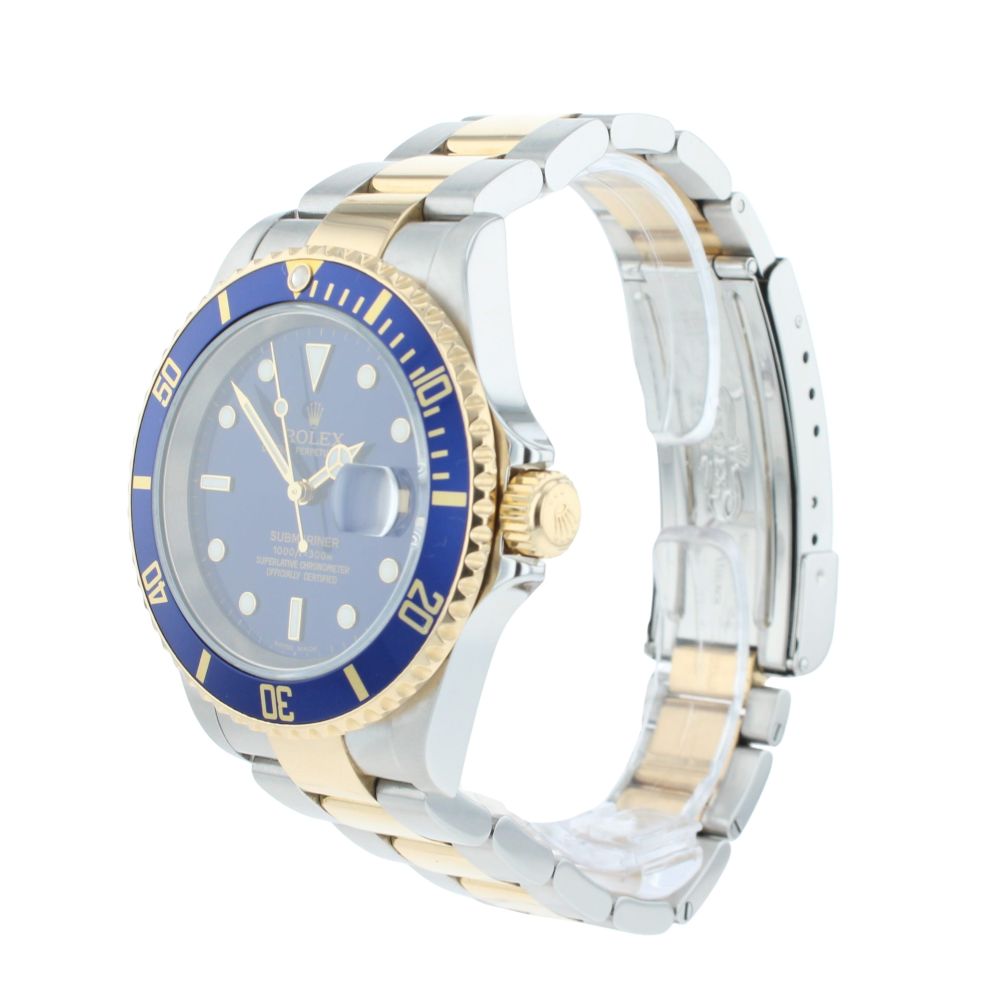 Rolex Submariner 'Bluesy' Pre Owned Watch Ref 16613 | Ramsdens Jewellery