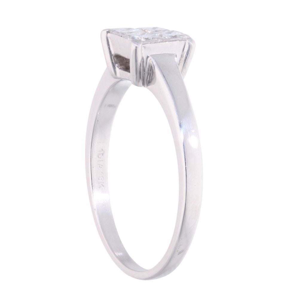 18ct White Gold 0.65ct Diamond Cluster Ring | Ramsdens Jewellery