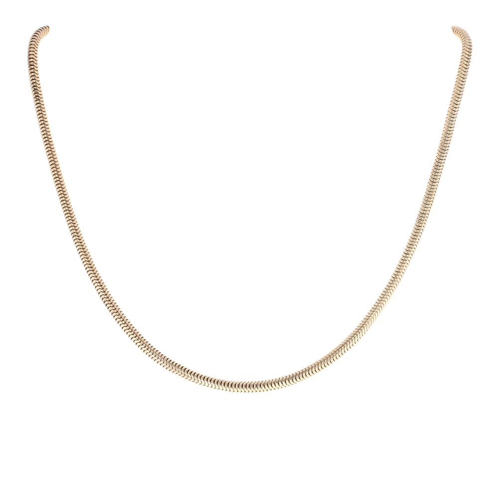 9ct Yellow Gold Snake Chain 16" RAMS959313812009 | Ramsdens Jewellery