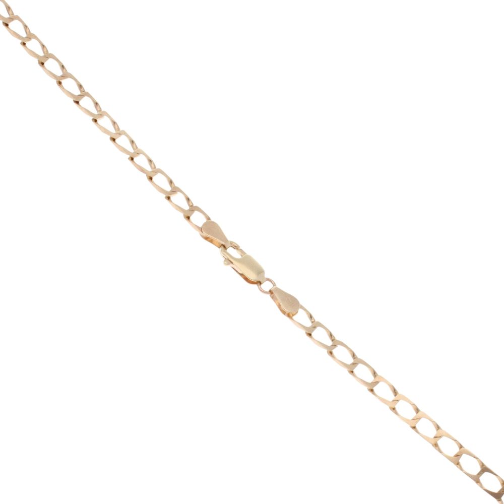 9ct Yellow Gold Square Curb Chain 18" RAMS762299203001 | Ramsdens Jewellery