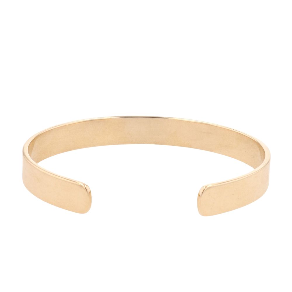 9ct Yellow Gold Plain Torque Bangle RAMS743358155003 | Ramsdens Jewellery